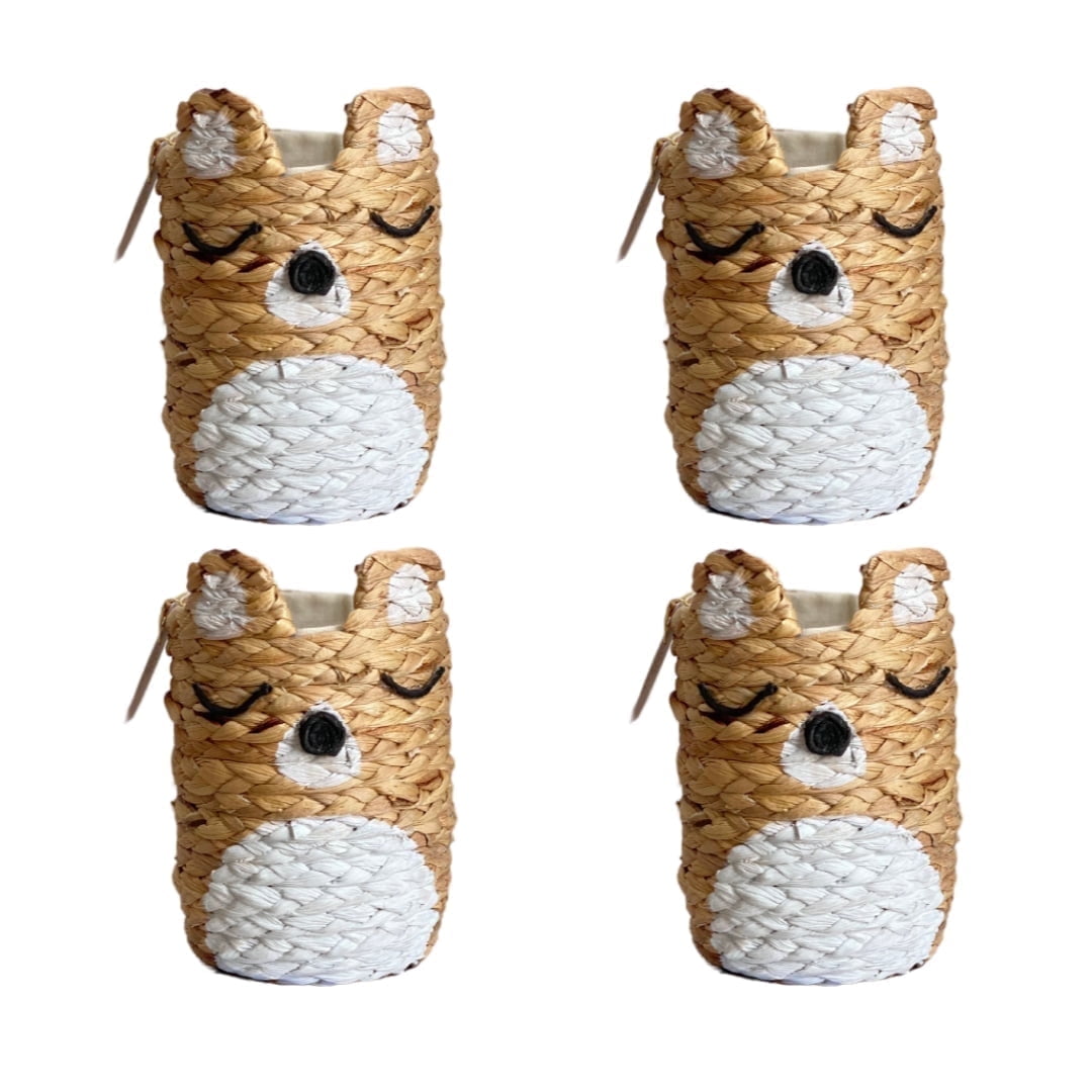 Decorative Pen Holder For Home Office Desk Organizer, Wooden Pencil Cup ...