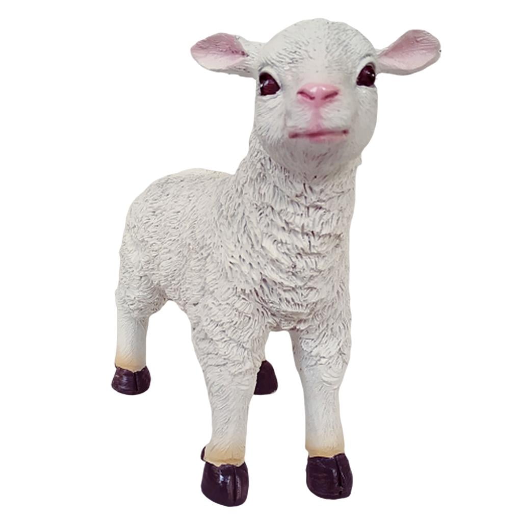 Decorative sheep lamb, animal figure garden figure Decorative figure ...