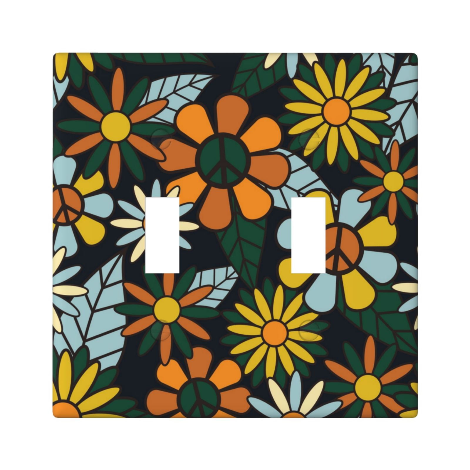 Decorator Light Switch Receptacle Outlet Wall Plate 4.6" X 4.6 ...