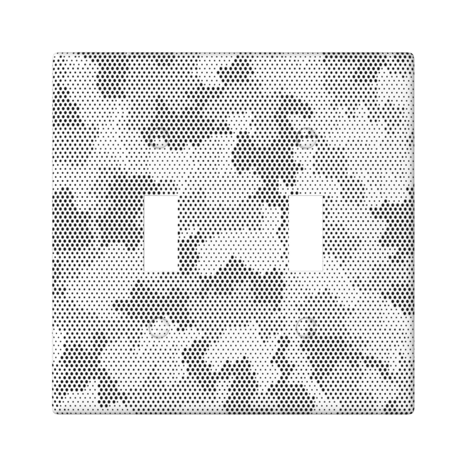 Decorator Light Switch Receptacle Outlet Wall Plate 4.6" X 4.6 ...