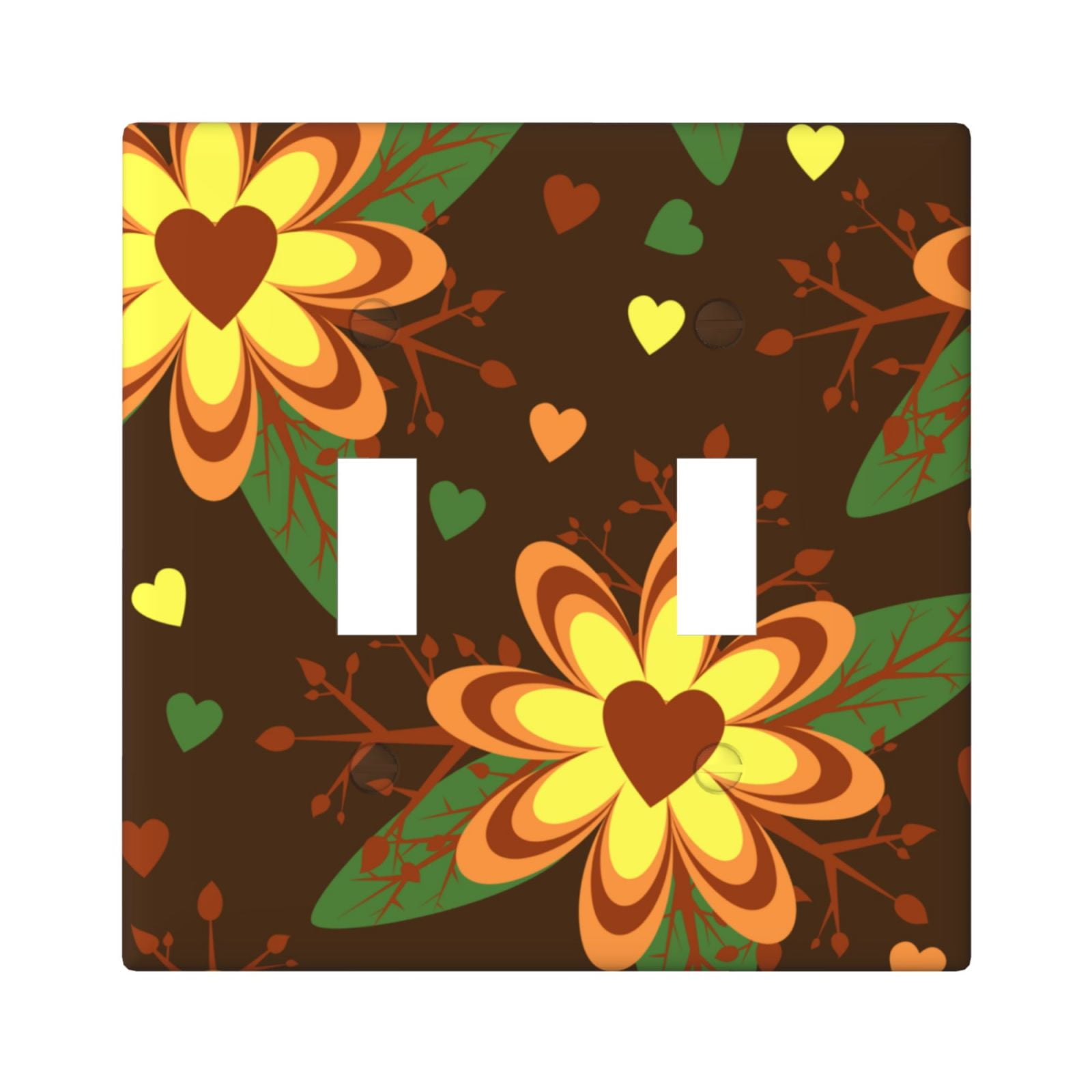 Decorator Light Switch Receptacle Outlet Wall Plate 4.6" X 4.6 ...