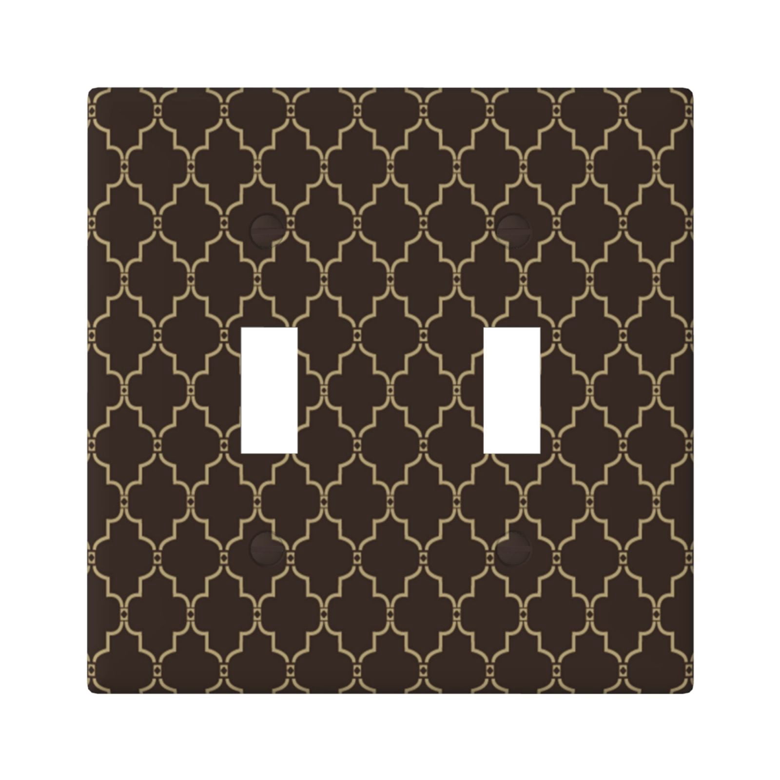 Decorator Light Switch Receptacle Outlet Wall Plate 4.6" X 4.6 ...
