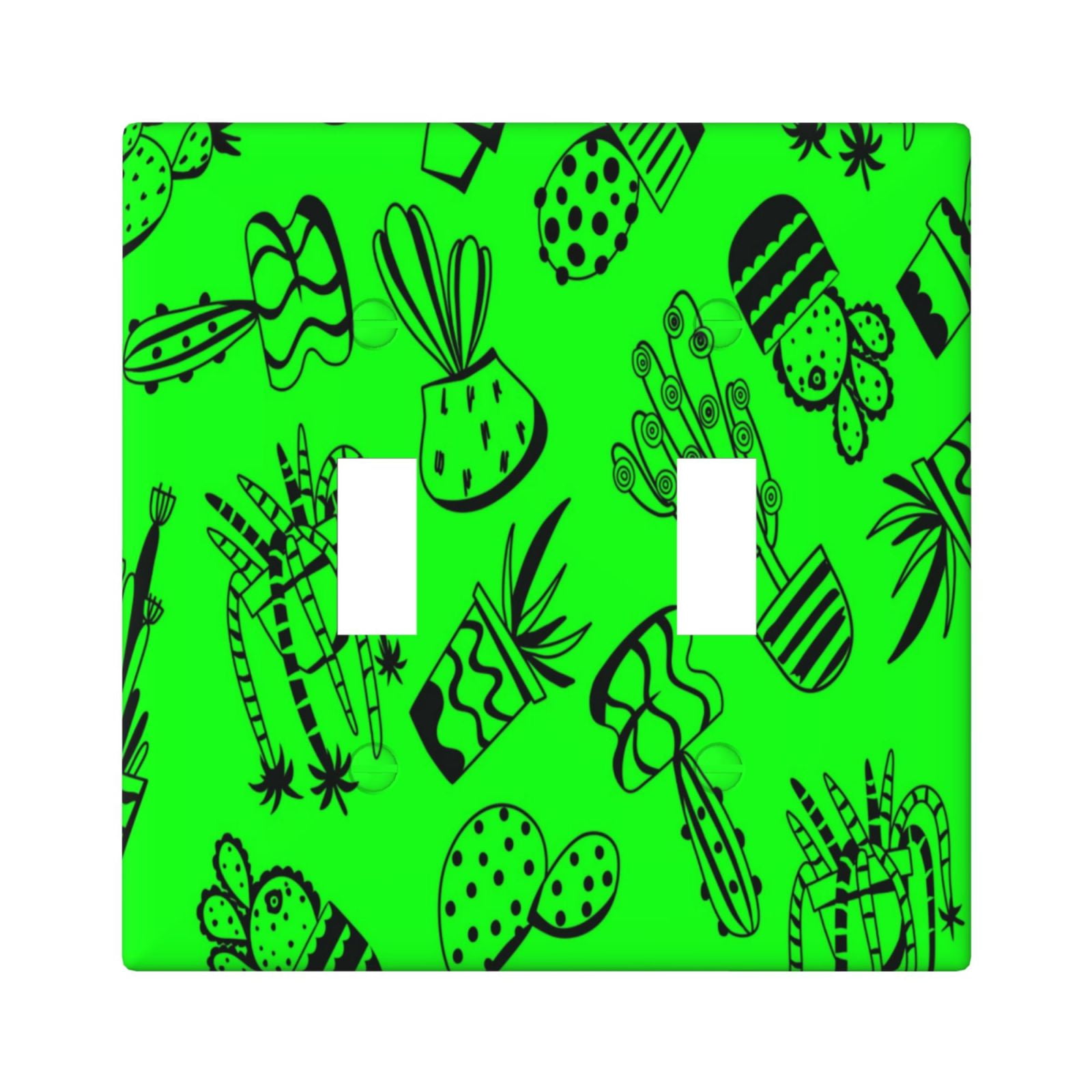 Decorator Light Switch Receptacle Outlet Wall Plate 4.6" X 4.6 ...