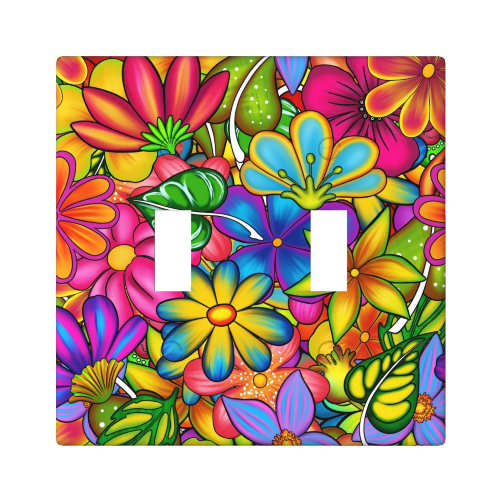 Decorator Light Switch Receptacle Outlet Wall Plate 4.6" X 4.6 ...