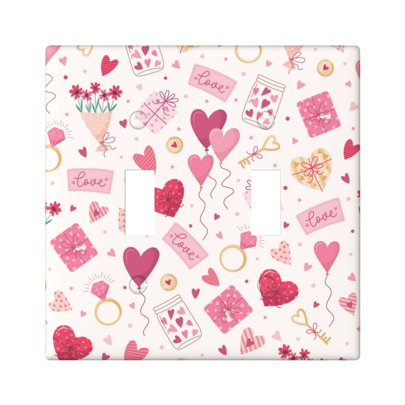 Decorator Light Switch Receptacle Outlet Wall Plate 4.6" X 4.6 ...