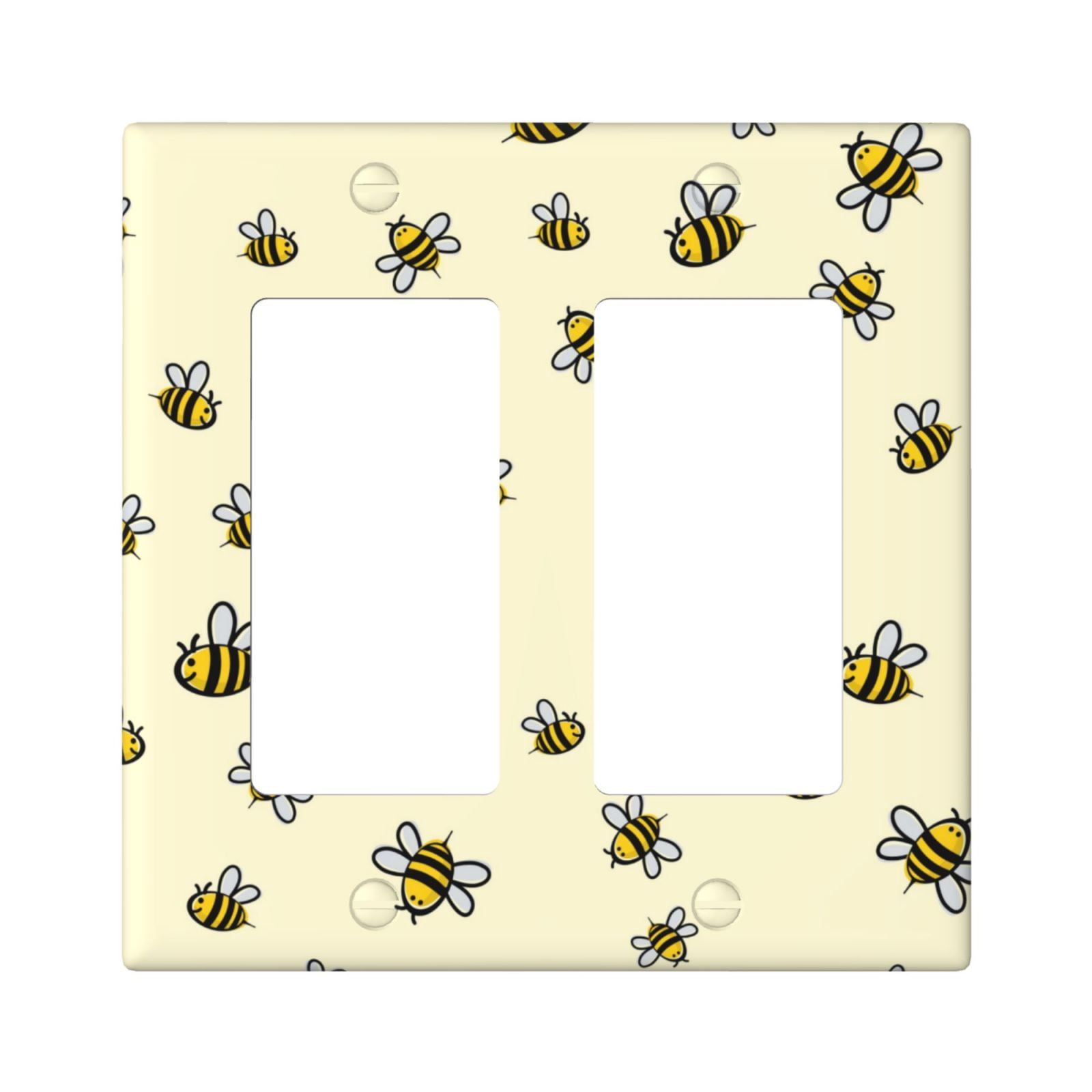 Decorator Light Switch Receptacle Outlet Wall Plate 4.6" X 4.6 ...