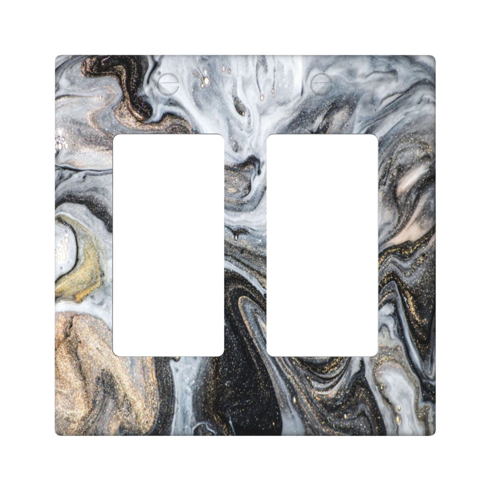 Decorator Light Switch Receptacle Outlet Wall Plate 4.6" X 4.6 ...