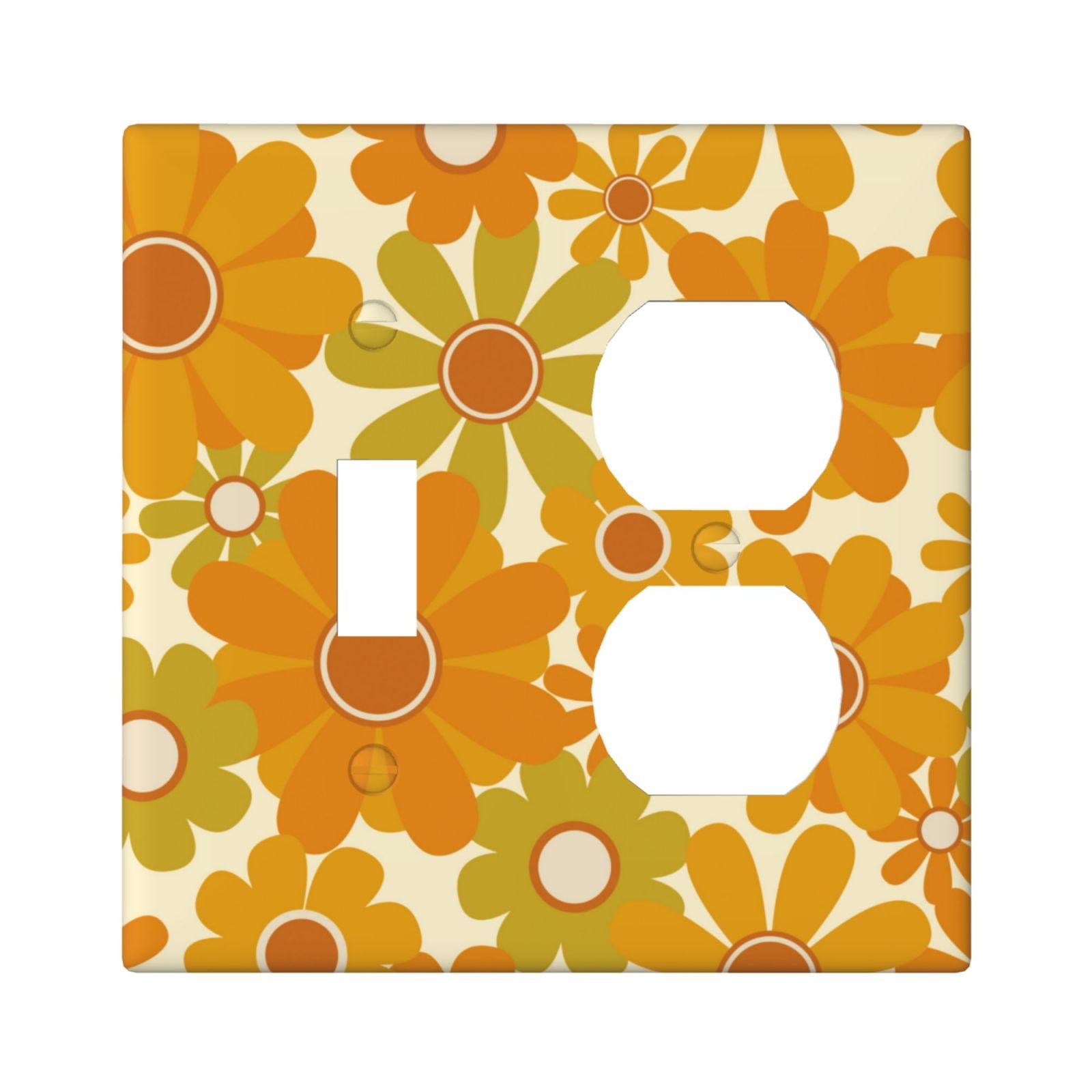 Decorator Light Switch Receptacle Outlet Wall Plate 4.6" X 4.6 ...