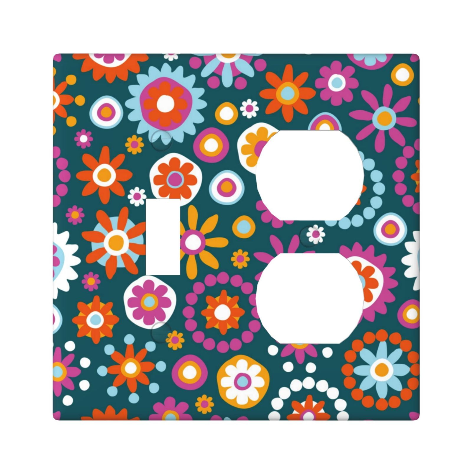 Decorator Light Switch Receptacle Outlet Wall Plate 4.6" X 4.6 ...