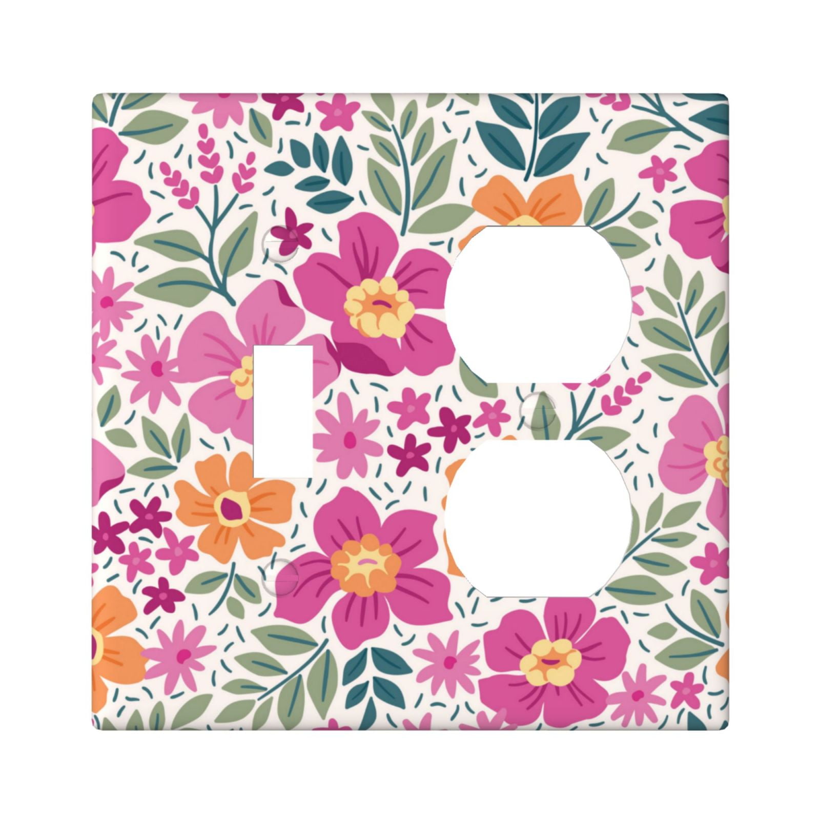 Decorator Light Switch Receptacle Outlet Wall Plate 4.6" X 4.6 ...