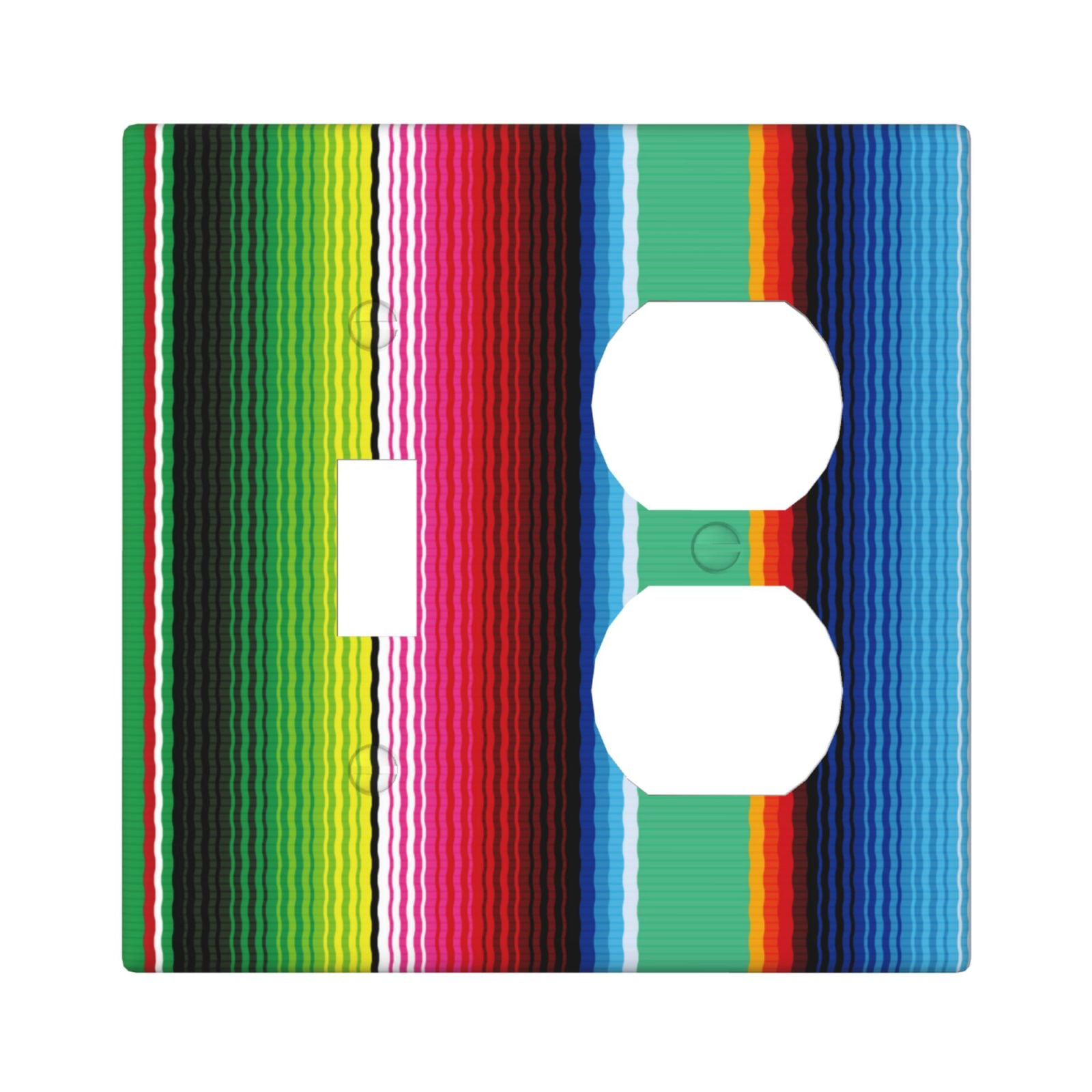 Decorator Light Switch Receptacle Outlet Wall Plate 4.6" X 4.6 ...