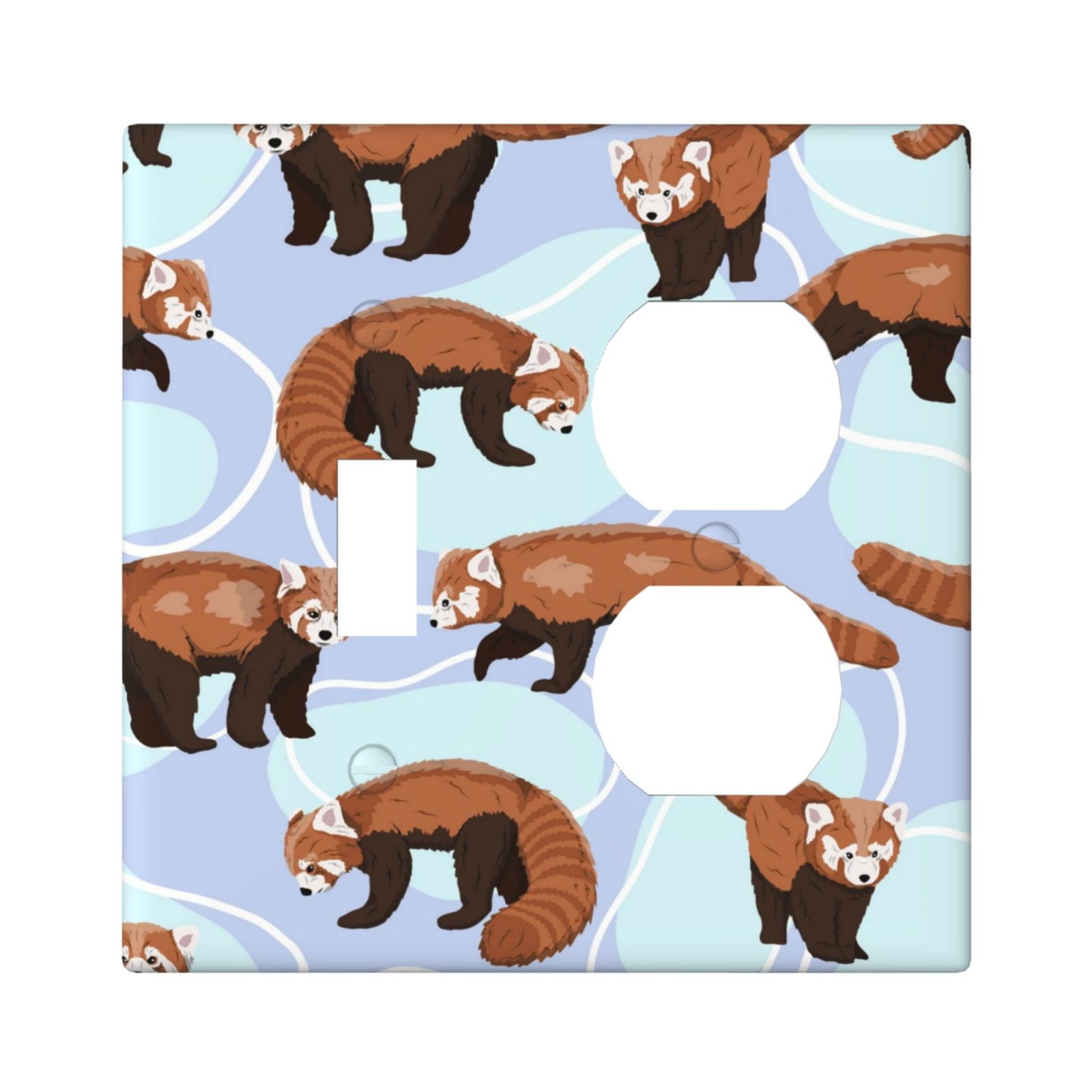 Decorator Light Switch Receptacle Outlet Wall Plate 4.6" X 4.6 ...