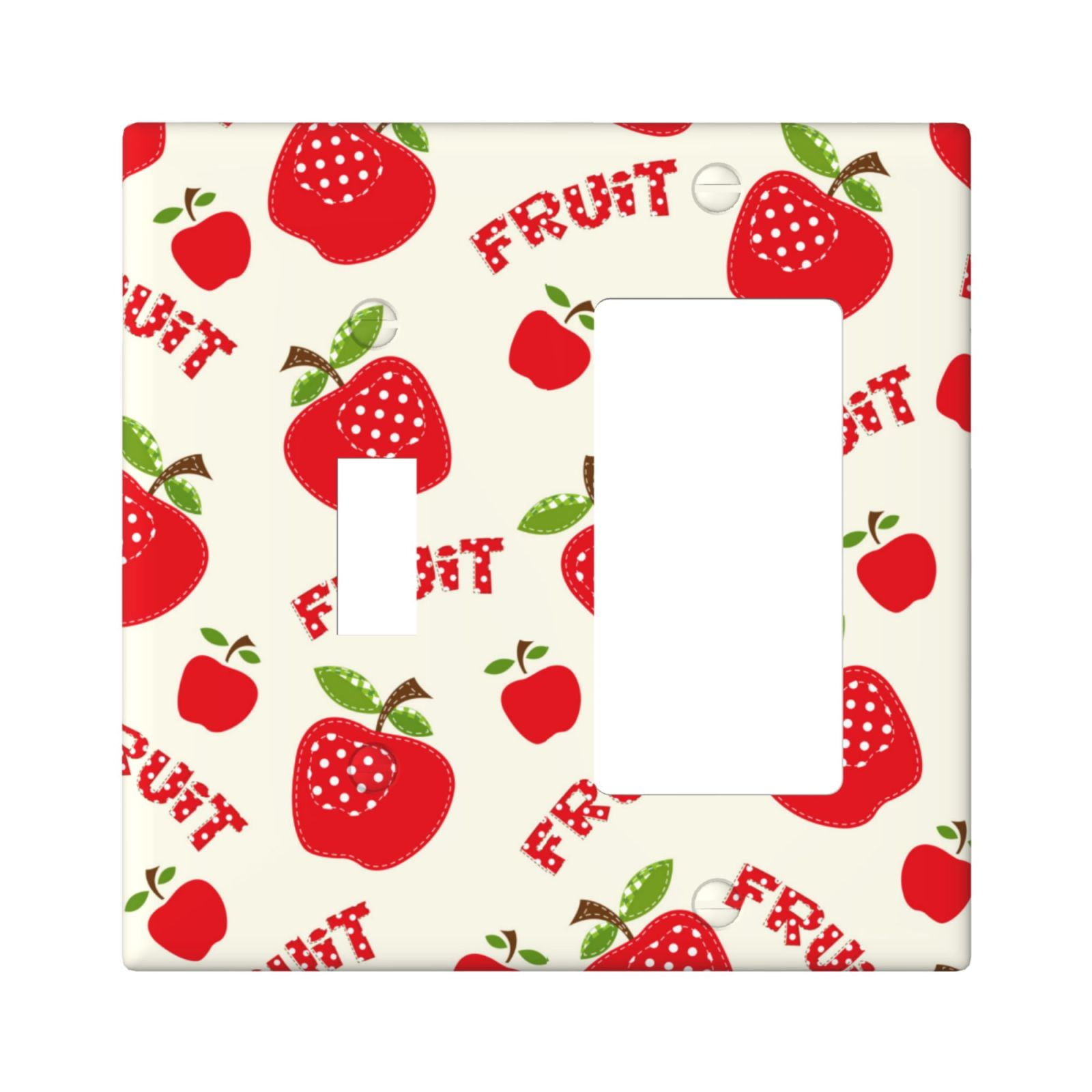 Decorator Light Switch Receptacle Outlet Wall Plate 4.6" X 4.6 ...