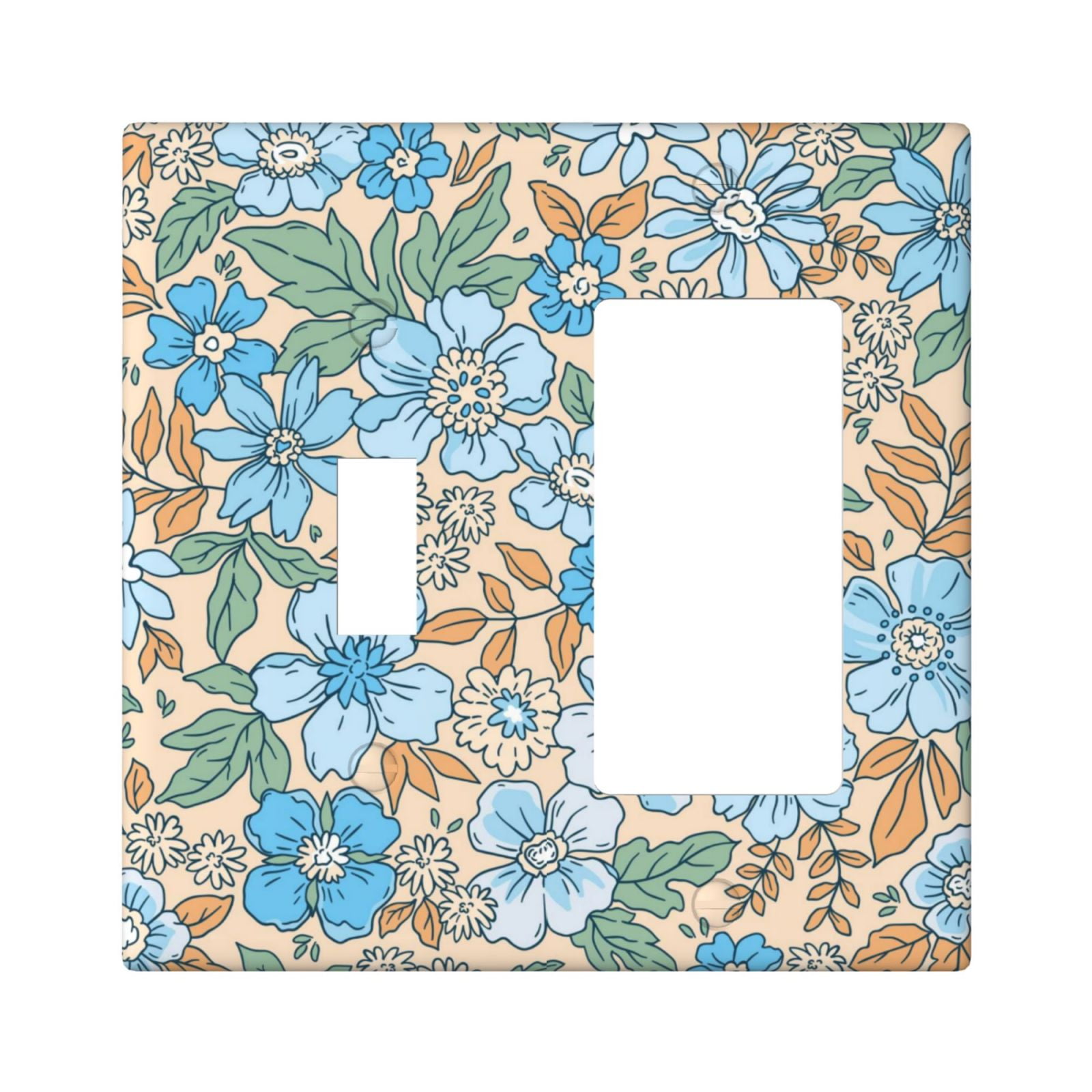 Decorator Light Switch Receptacle Outlet Wall Plate 4.6" X 4.6 ...