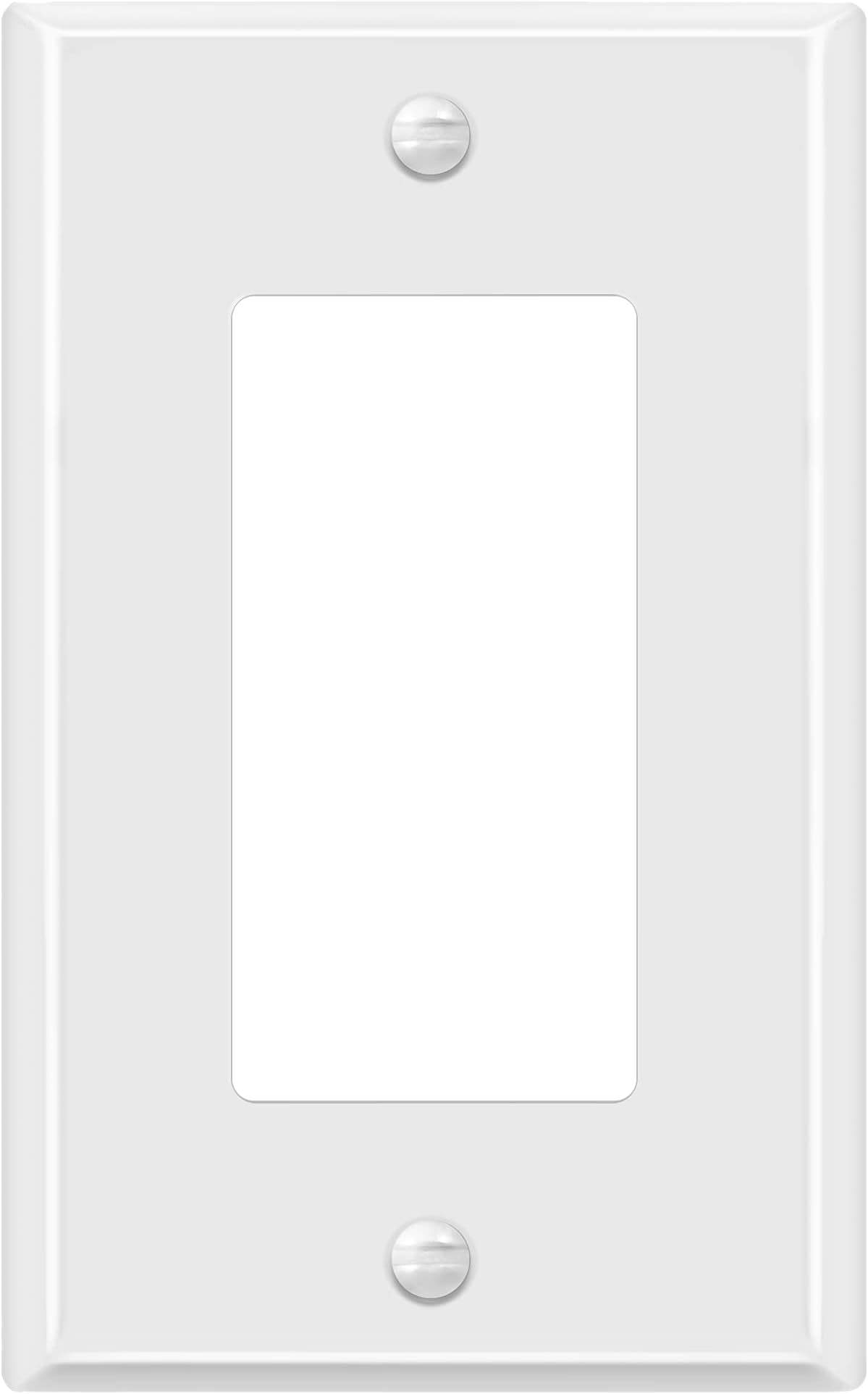 Decorator Metal Wall Plate, Outlet Cover, Resistant, Standard Size 1 ...