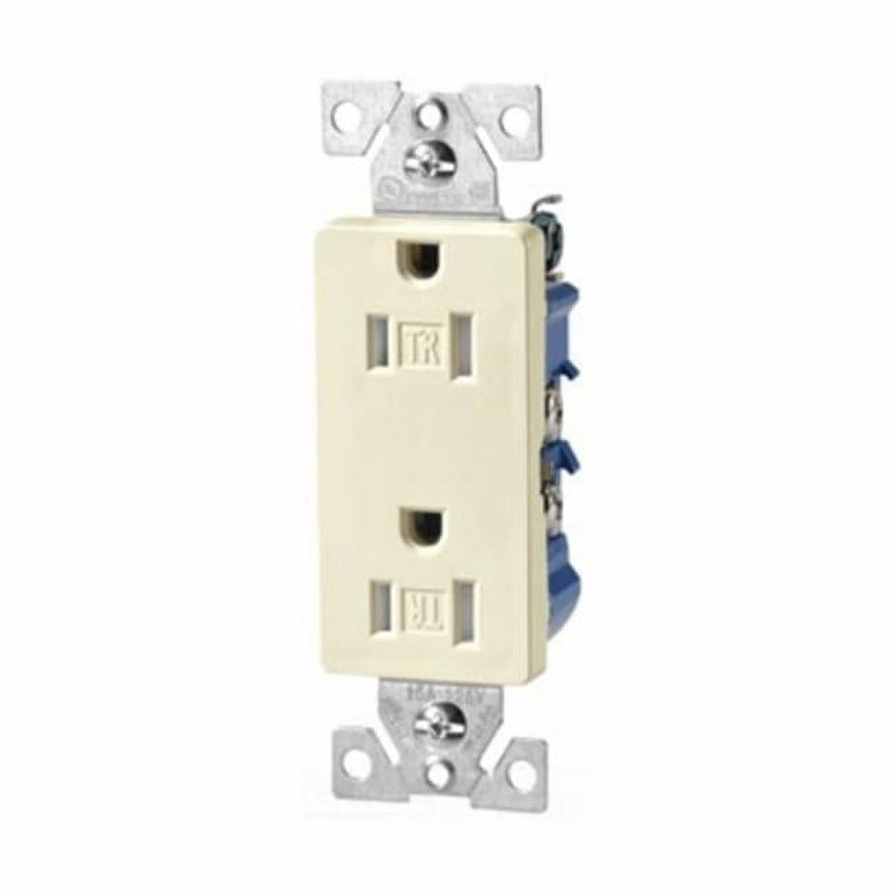 Decorator Receptacle Duplex Outlet - 15A 125V 2P3W - Walmart.com
