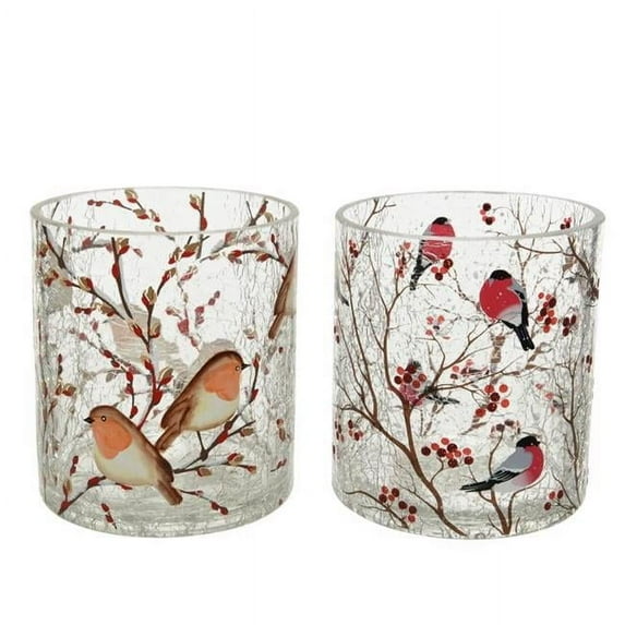 Decoris 9096418 3.94 in. Tealight Birds Candle Holder - Pack of 12 ...