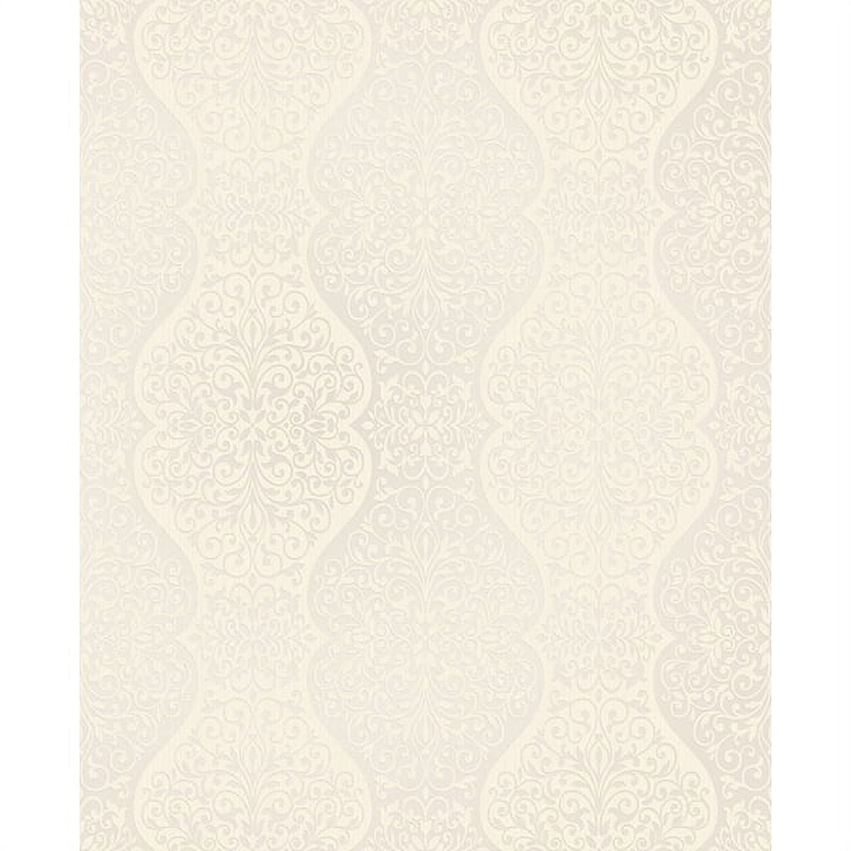 Decorline Cadence Beige Scroll Wallpaper - Walmart.com