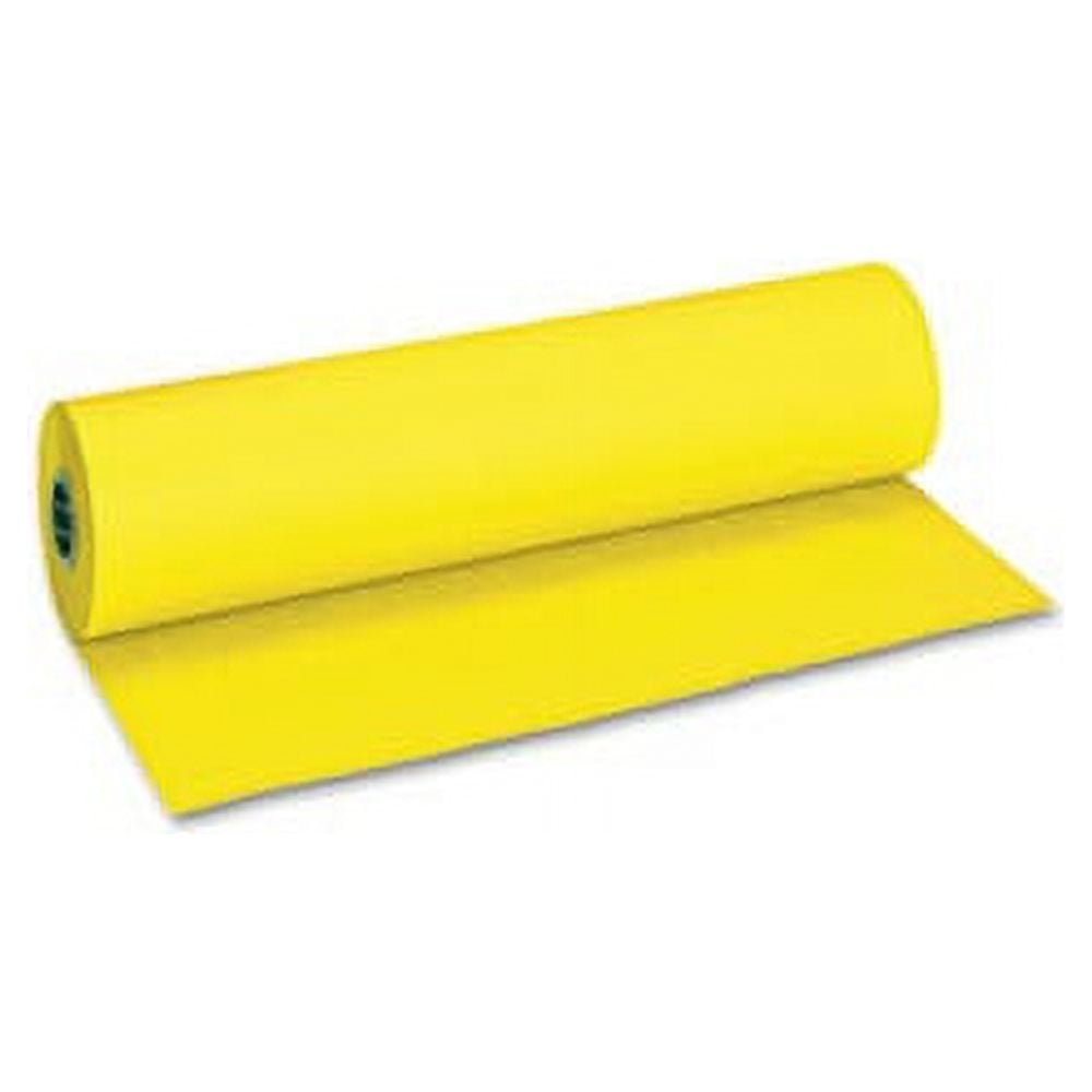 Decorol Flame Retardant Art Paper Roll, 36 Inches x 1000 Feet, Yellow ...