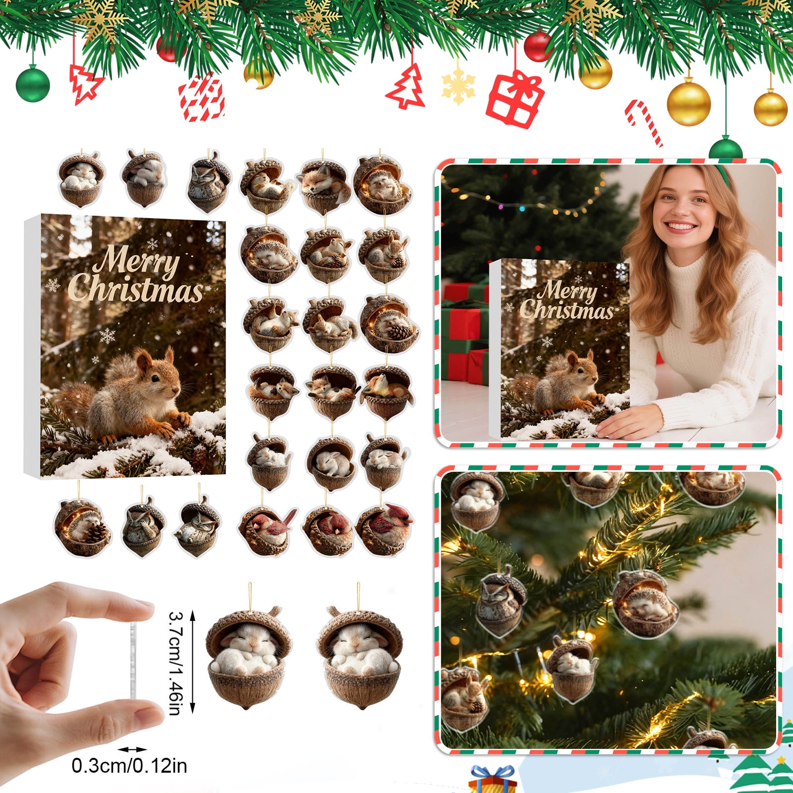 Decorr 2025 Animal Advent Calendar - 24 Days Countdown with 24 Unique ...