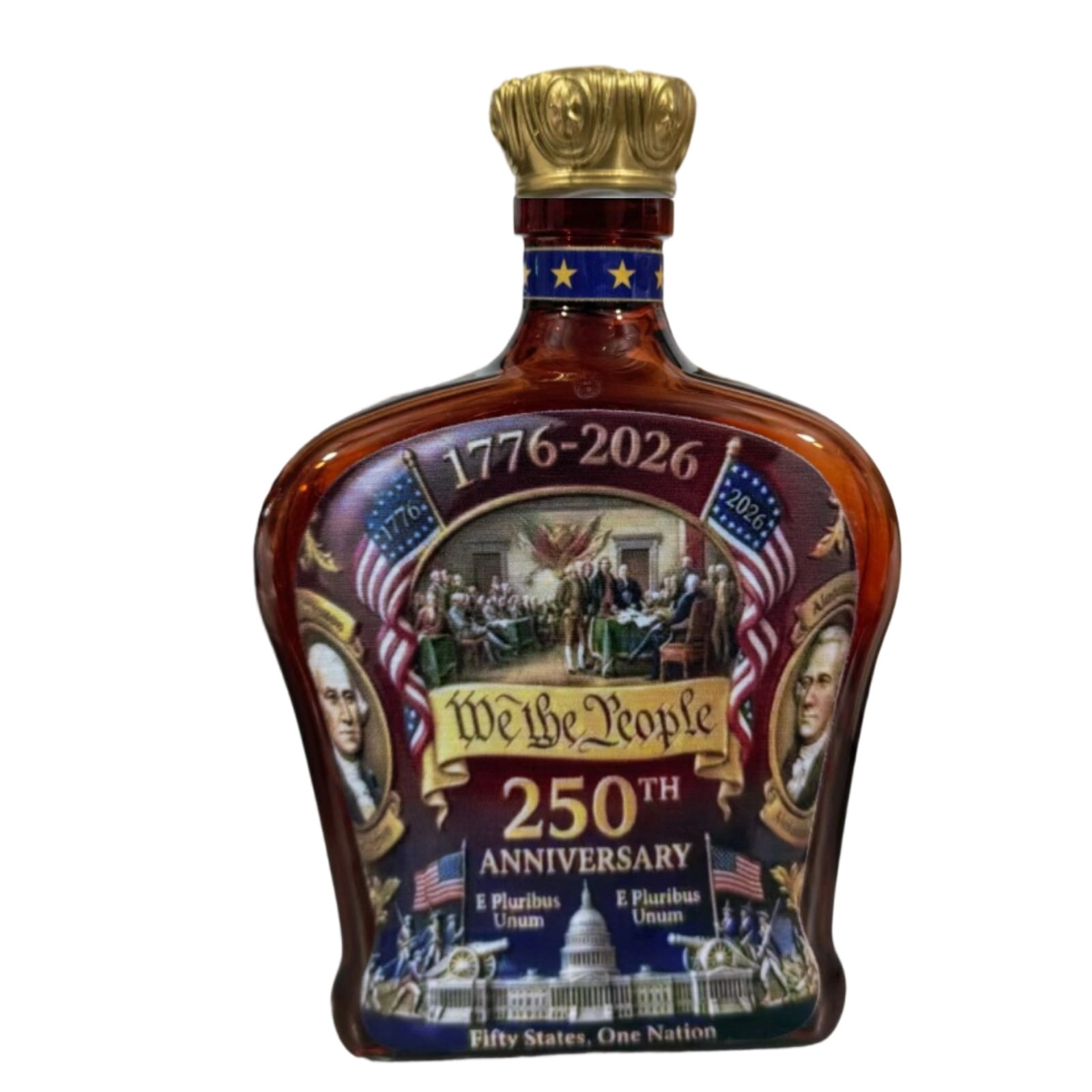 Decorr 2026 US 250th Anniversary Decorative Whiskey Bottle, We The ...