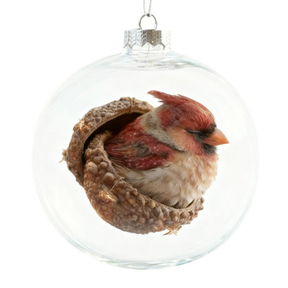 Decorr Acrylic Christmas Ball Ornament, 2D Animal Wonder Series Holiday ...