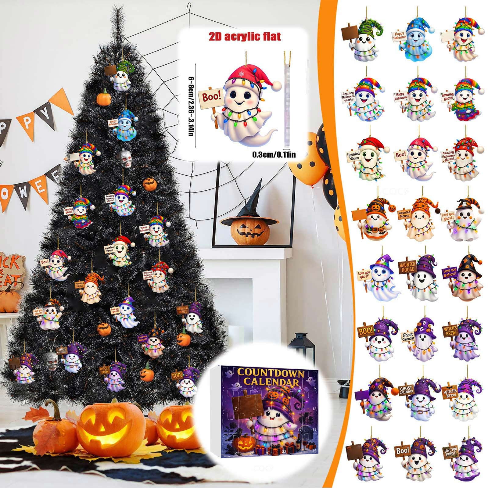 Decorr Acrylic & Plush Gnome Pendant Arrival Calendar (Blind Box ...