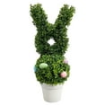 Decorr Bunny Topiary,25.6"Artificial Rabbit Shaped Plant Rabbit Shaped ...