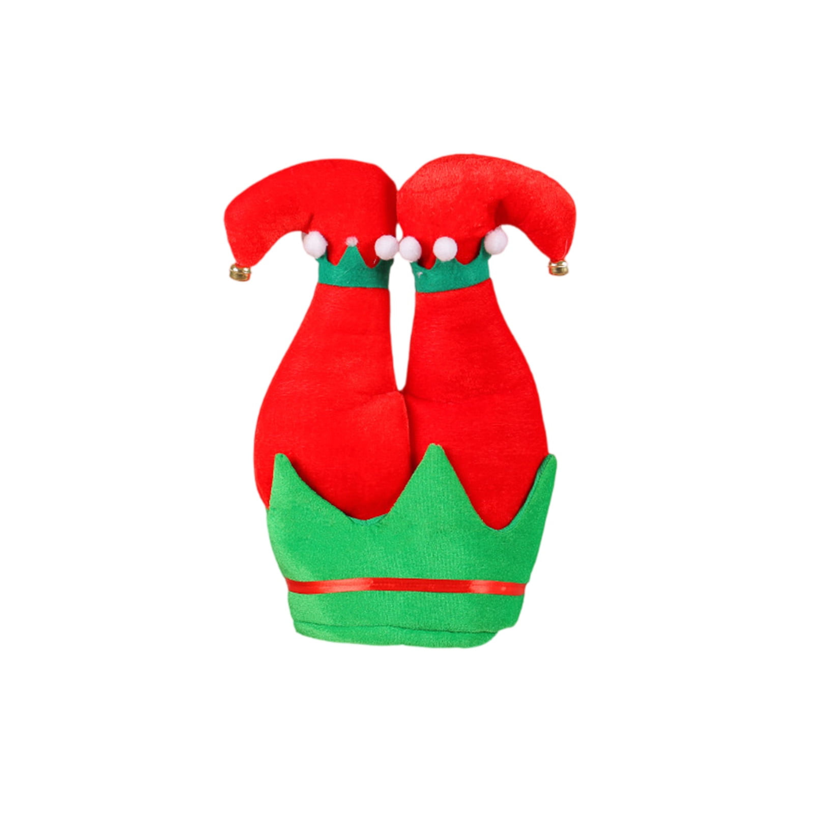 Decorr Christmas Twinkles Toe Hat - Red/White Striped Polyester, Funny ...