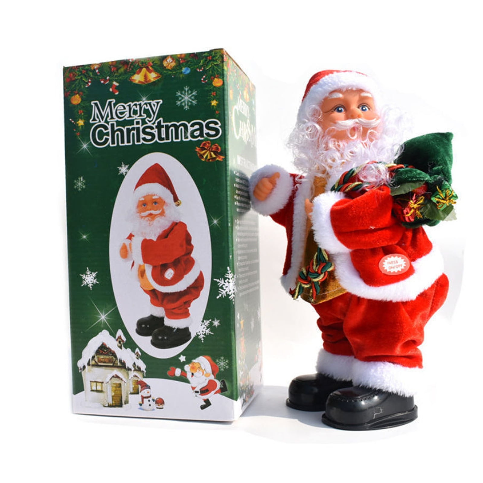 Decorr Electric Santa Musical Toy with Dancing Motion, Battery Operated ...