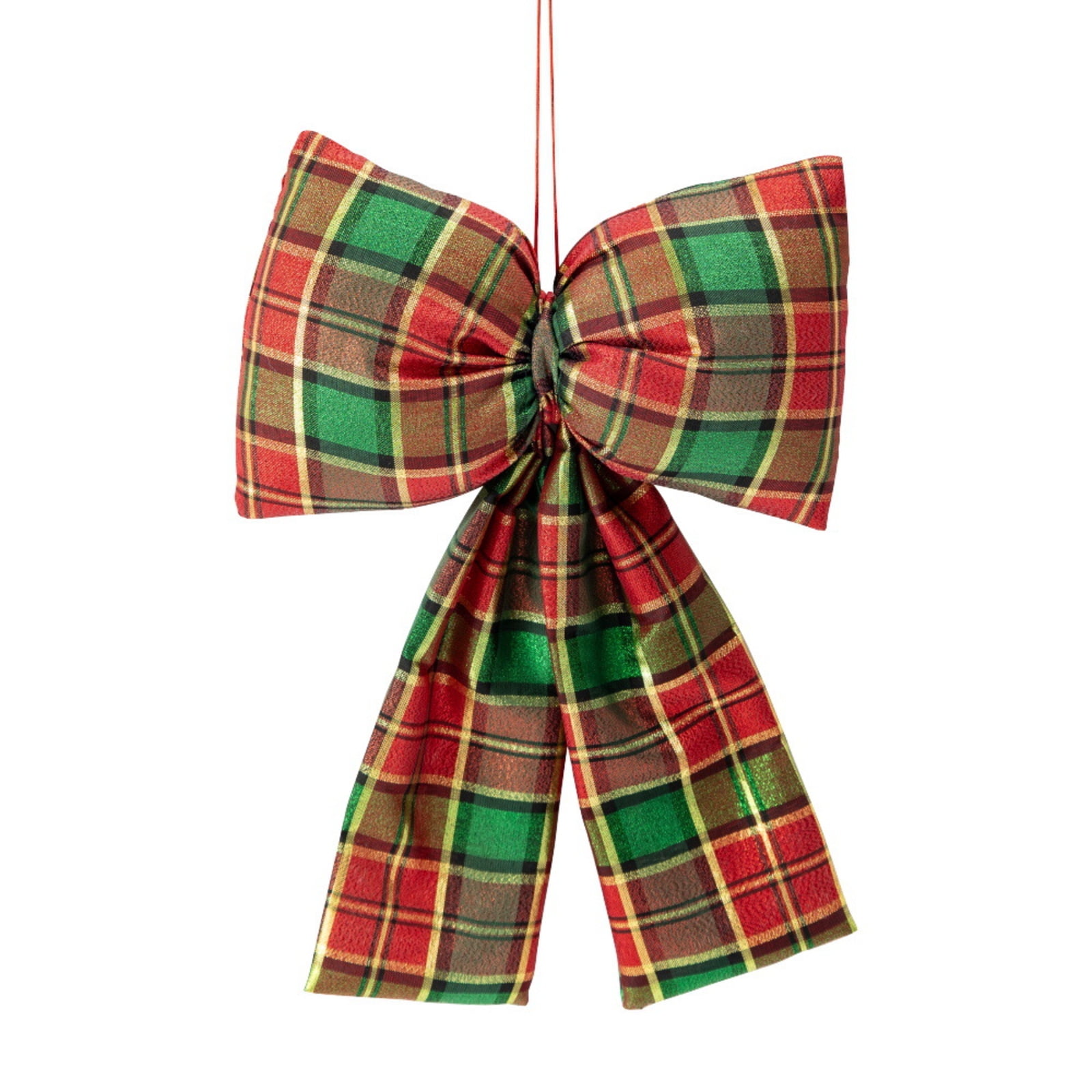 Decorr High-End Flocked Christmas Big Bow Decoration - 23.6" (60Cm) 4 ...