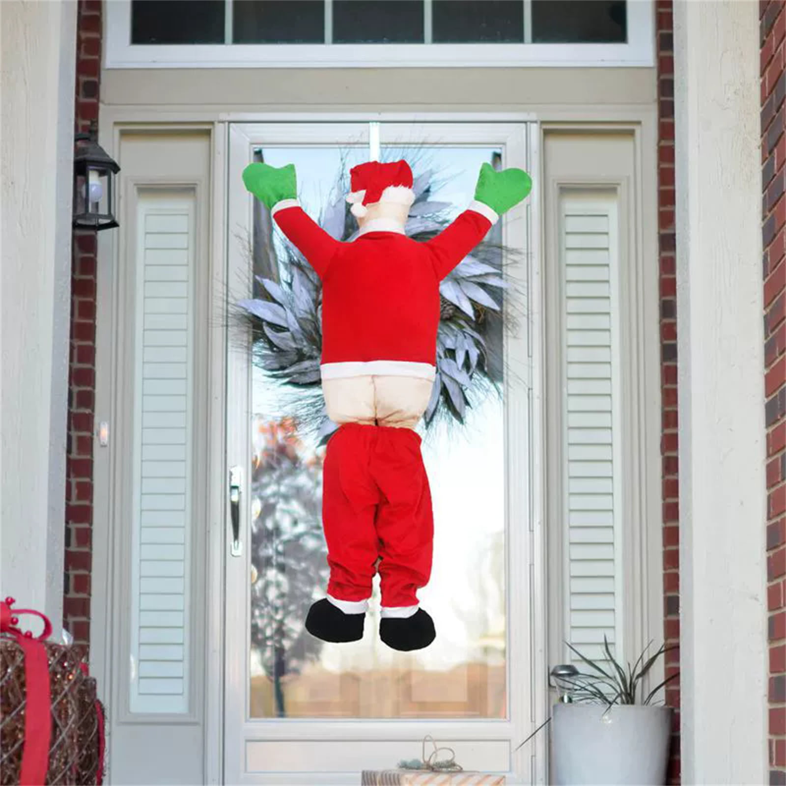 Decorr Large 3.6Ft Hanging Santa Claus Decoration, Lifesize Outdoor ...
