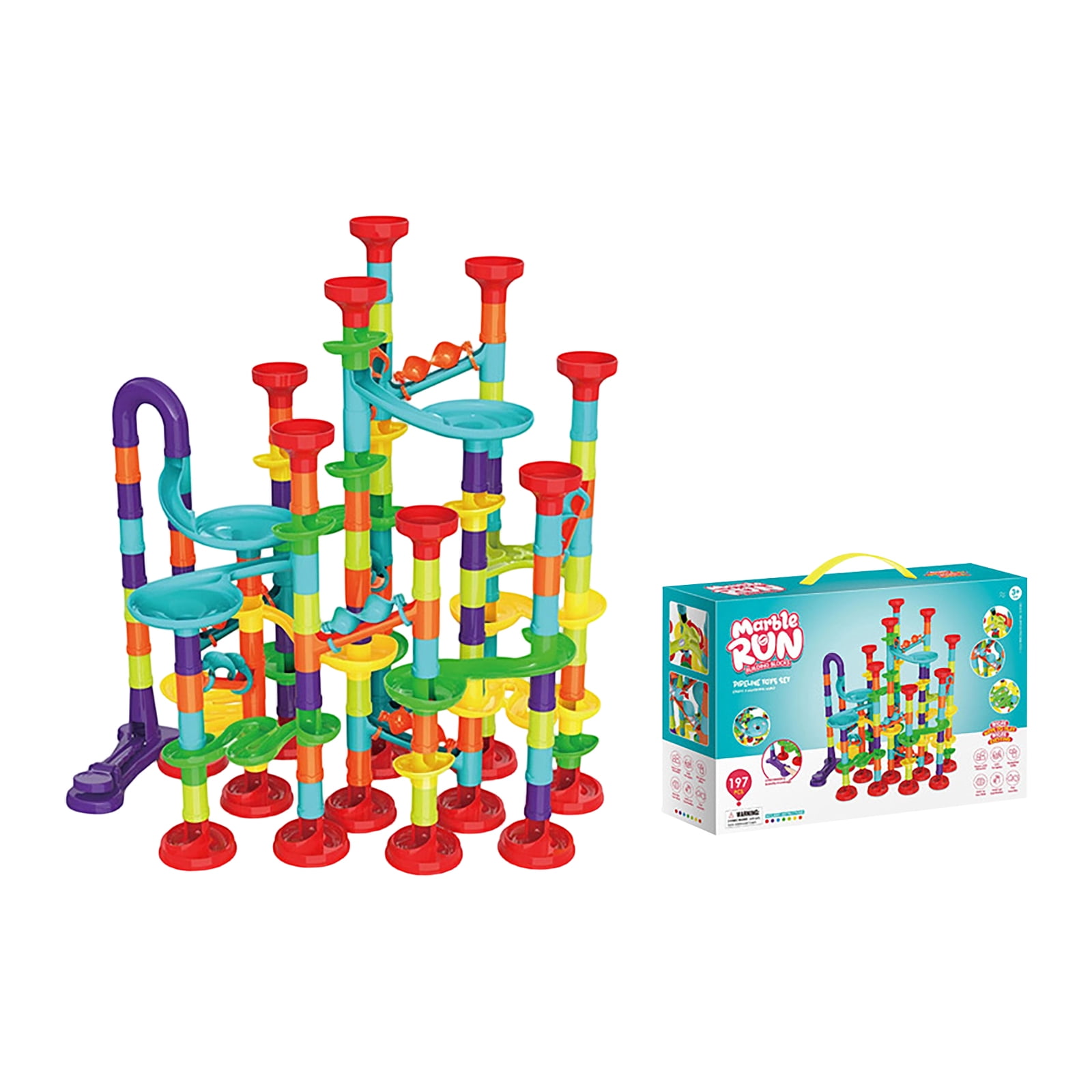Decorr Marble Run for Kids Ages 4-8 - Maze Game DIY Educational Playset ...