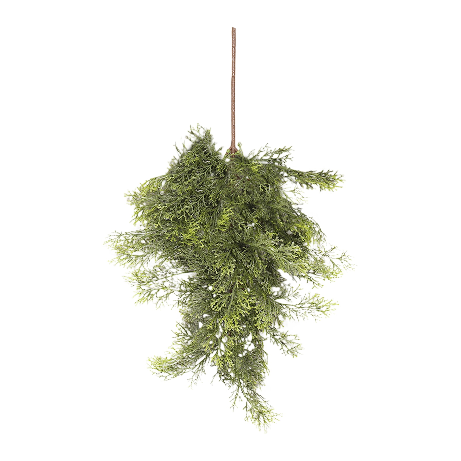 Decorr Soft Rubber Christmas Teardrop Swag - Faux Needles Design, One ...