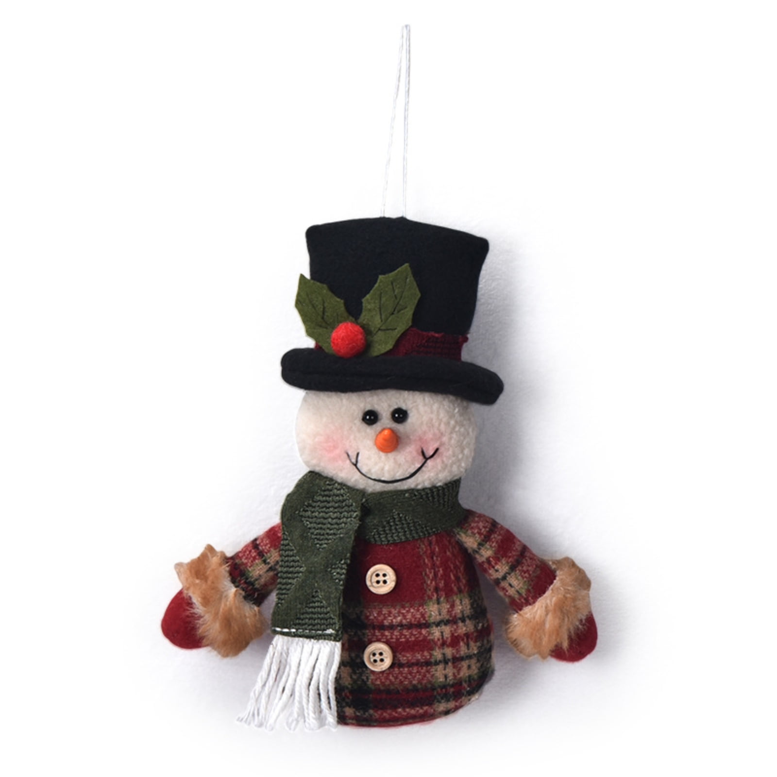 Decorr Vintage Christmas Character Set, Santa Snowman Reindeer Tree ...