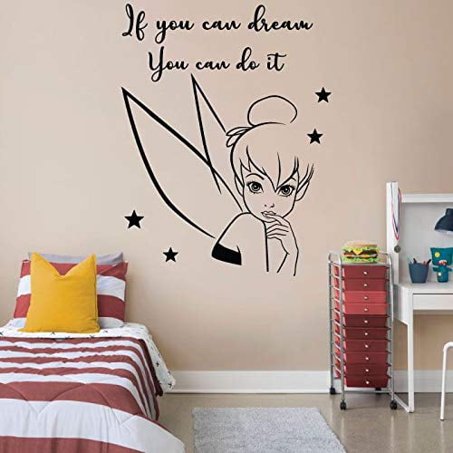 DecorwithUs If You Can Dream You Can Do It with Tinkerbell Silhouette ...