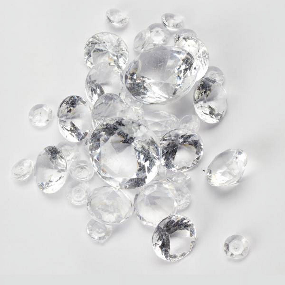 Decostar™ Acrylic Crystal Round Diamonds Assorted - 12 Bags - Walmart.com