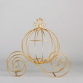 Decostar™ Metal Pumpkin Carriage 12¼" - Gold - Walmart.com