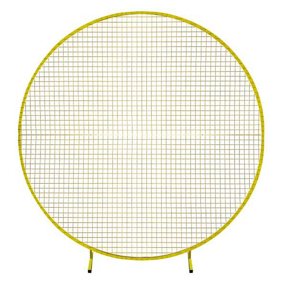 Decostar™ Round Gold Metal Mesh Backdrop Arch - 6.5ft Tall - Walmart.com