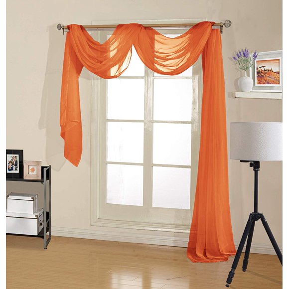 Burnt Orange Valances