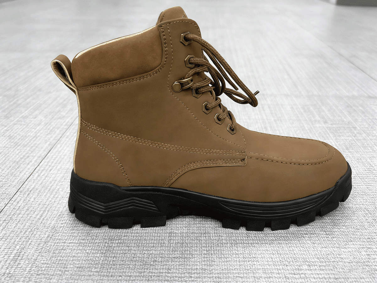 Decould sylf Men's Waterproof Steel Toe Safety Work Boots: Non Slip ...