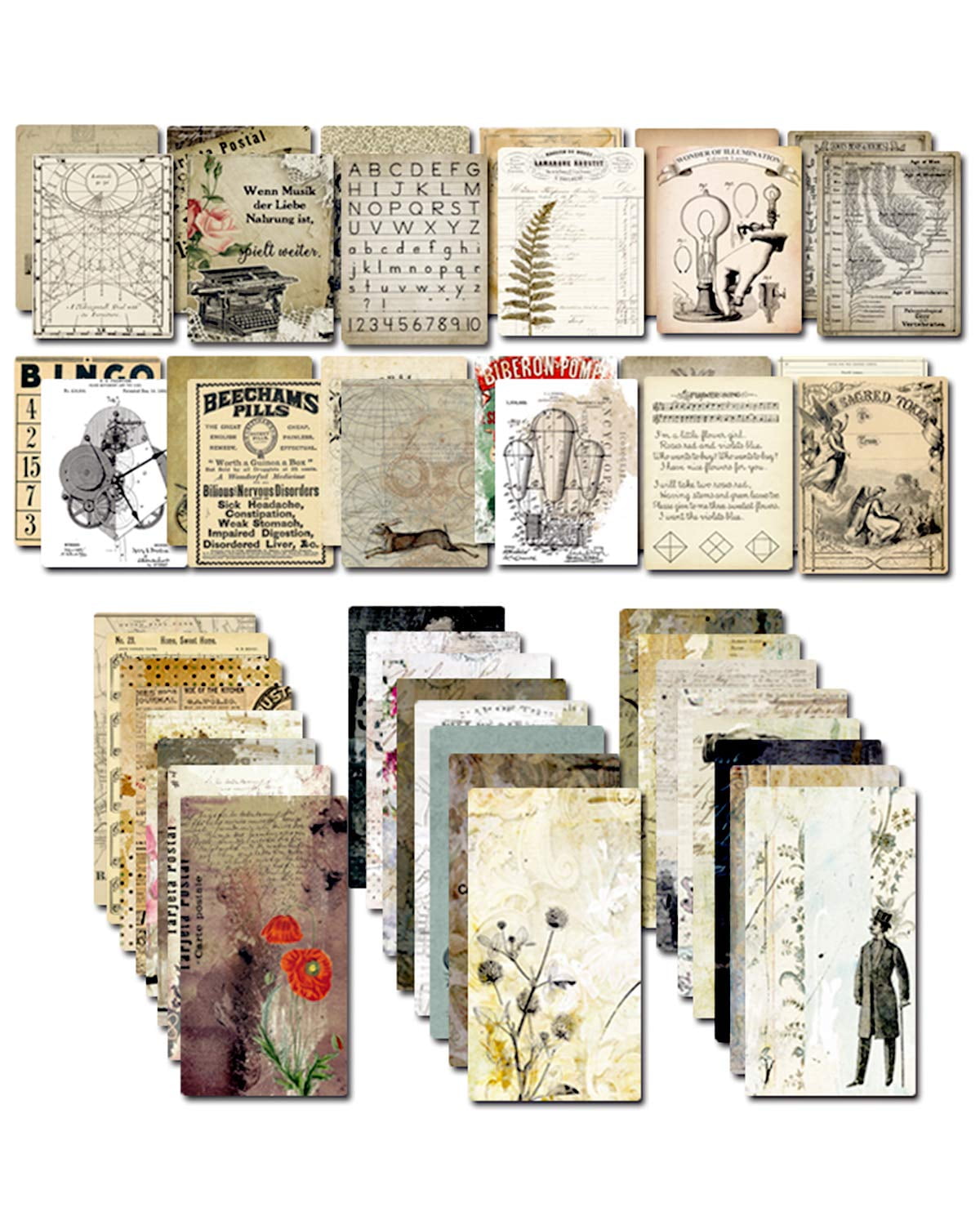 Decoupage Paper for Junk Journal TN Traveler's Notebook by CATaireen ...
