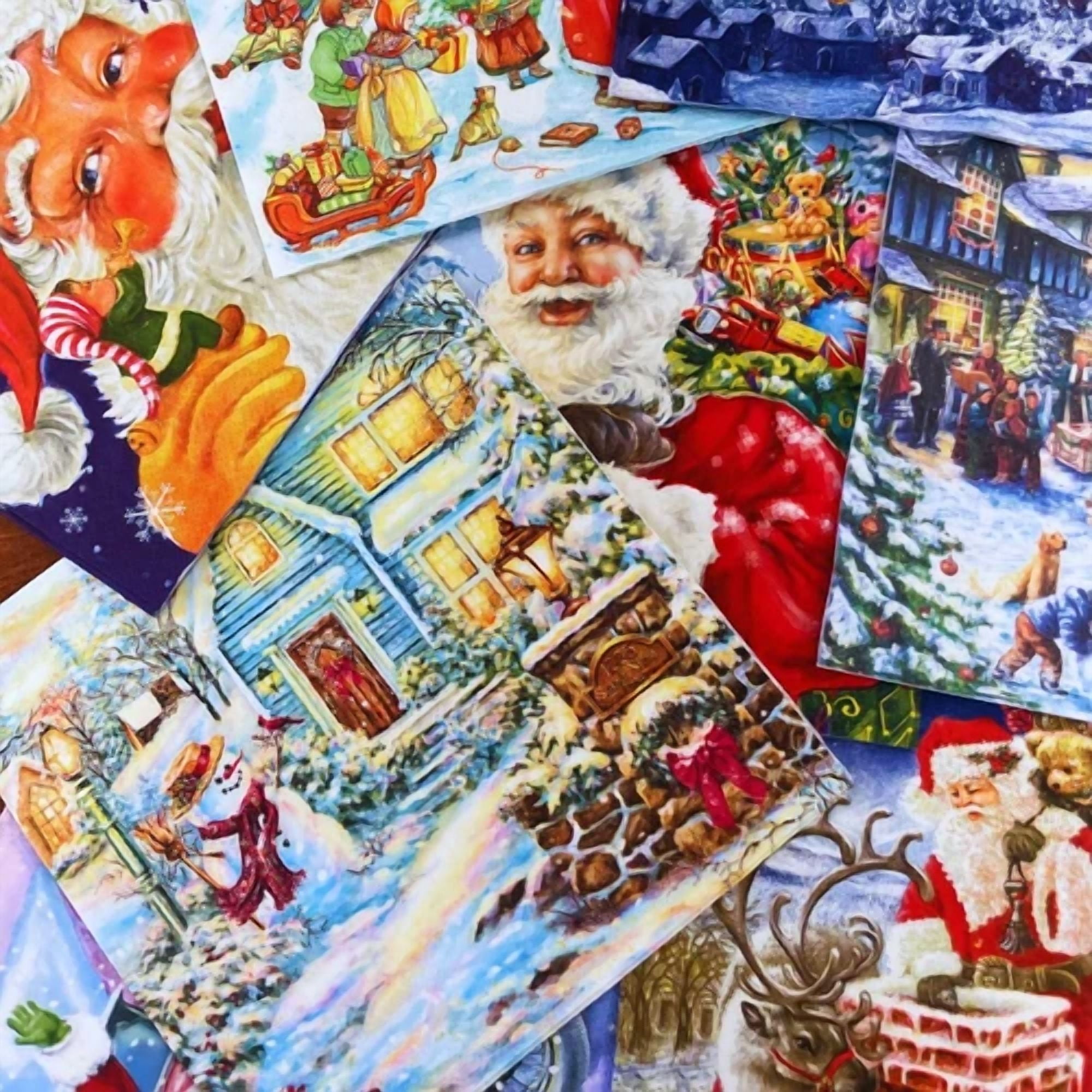 Decoupage Paper Napkins Mystery Surprise Pack - Lot Of 20 Christmas ...