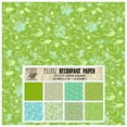 Decoupage Paper Pack (24 MMF7 Sheets 6"x6") Green Dreams FLONZ Vintage ...
