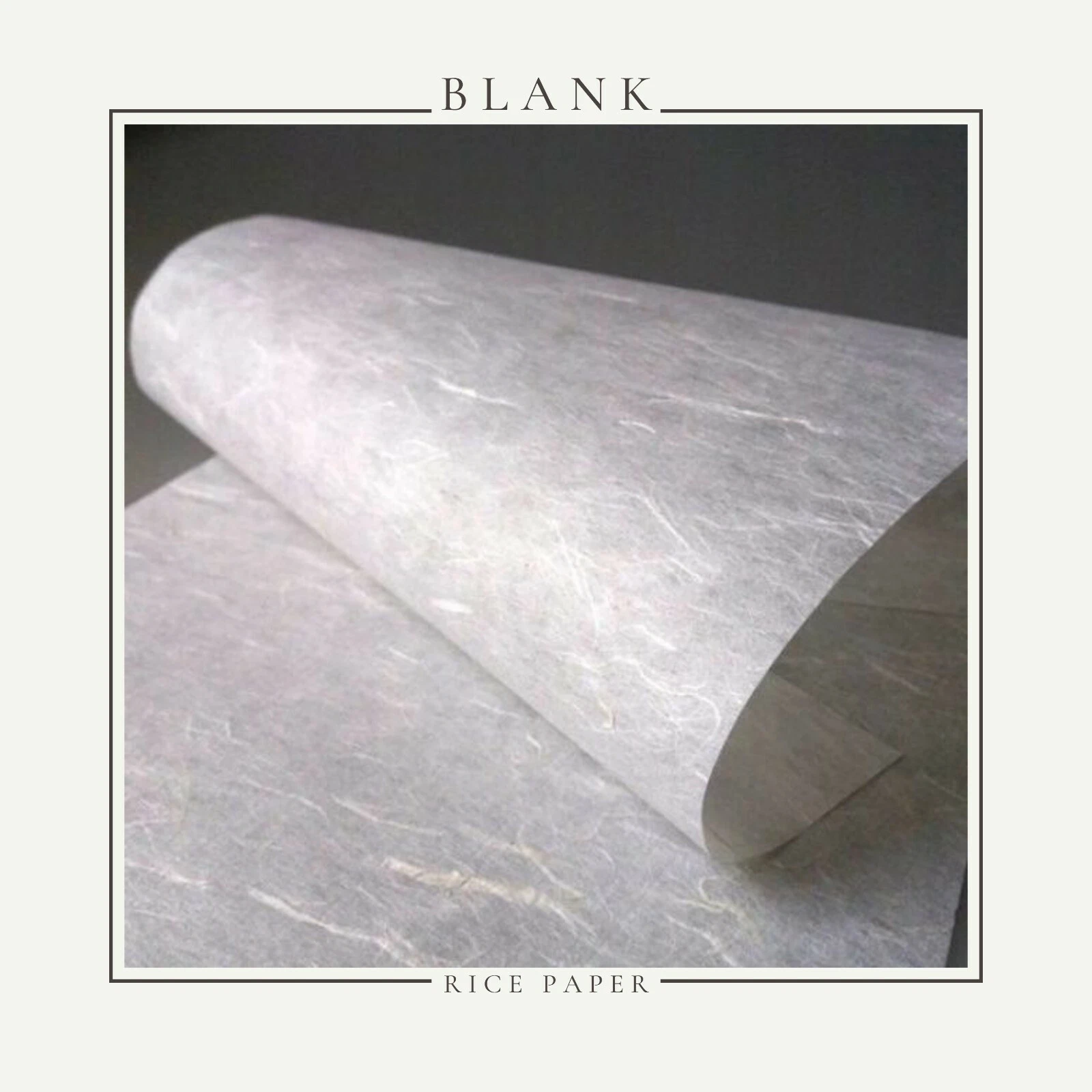 Decoupage Rice Paper, Blank, Printable, Plain, Art, White Color A4 - 10 ...
