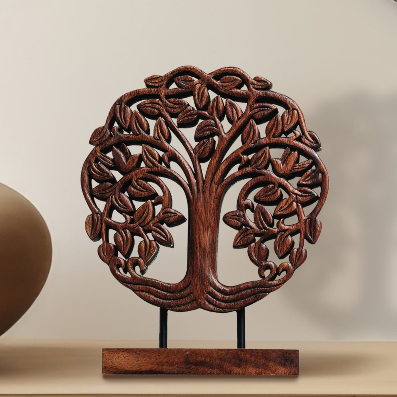 Decozen Wooden Tree of Life Sculpture – Gifts for Mom or Dad on Mother ...