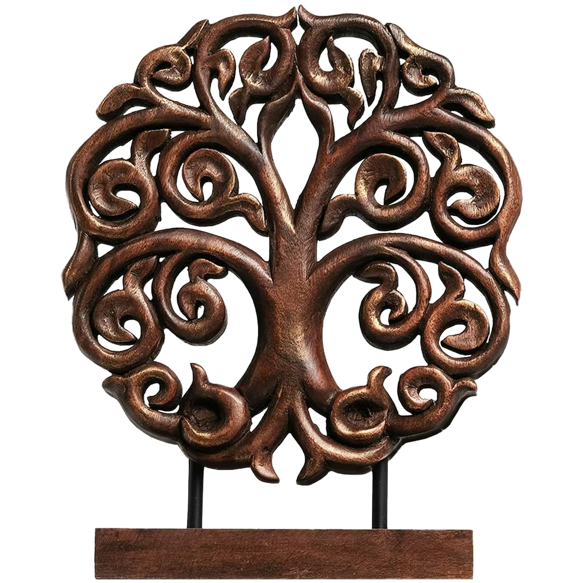 Decozen Tree of Life Acacia Wood Sculpture Gifts for Mom and Mothers ...