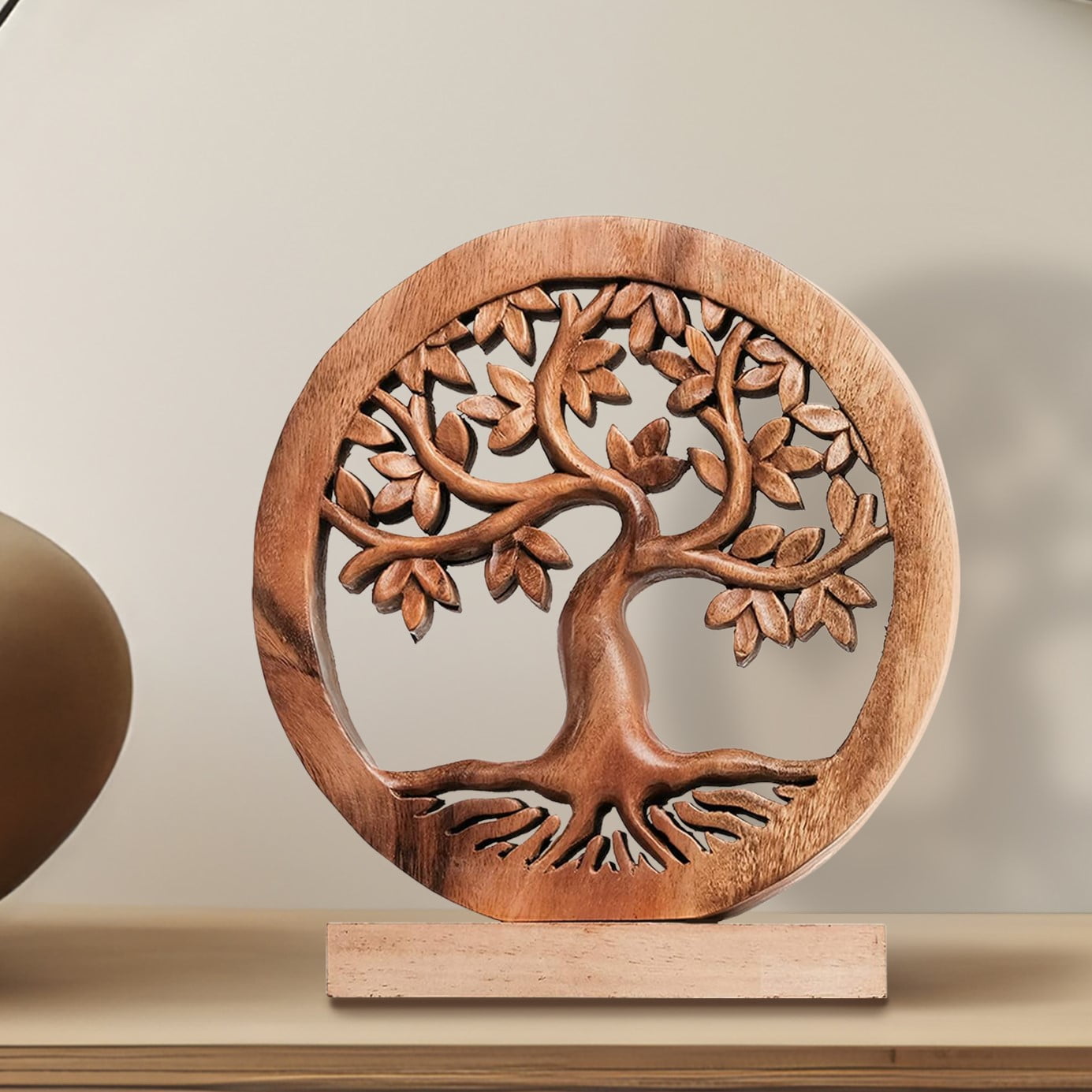 Decozen Wooden Tree of Life Sculpture – Gifts for Mom or Dad on Mother ...