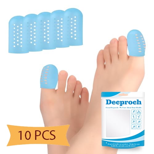 Decproch Big Toe Protection Anti-friction Silicone Toe Protectors for ...