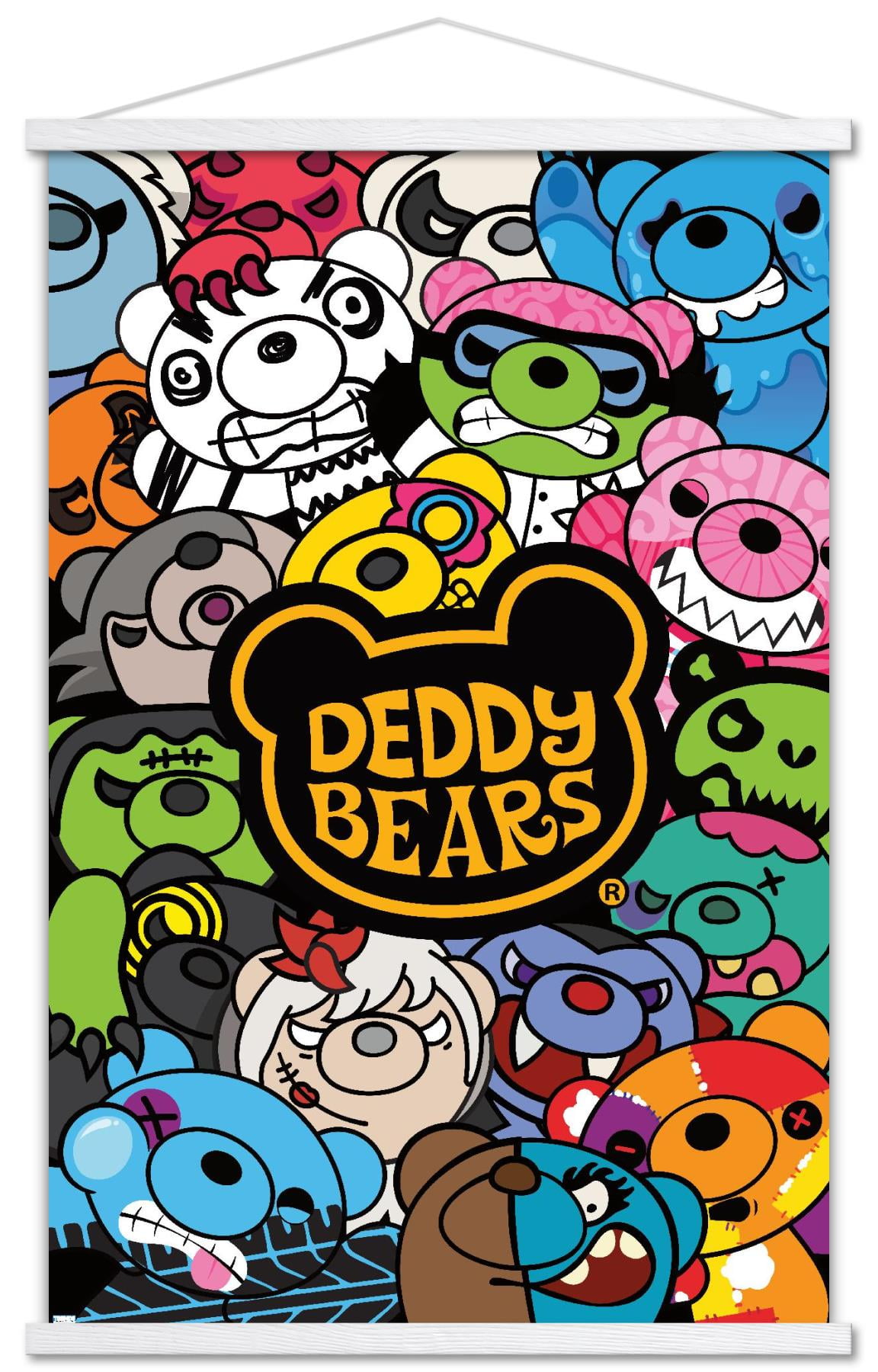 Deddy Bears - Collage Wall Poster with Magnetic Frame, 22.375" x 34 ...